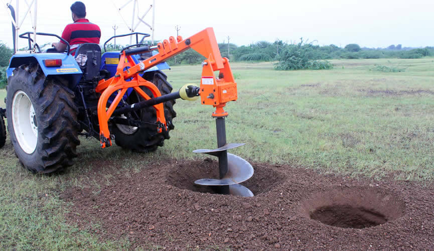 Hydraulic Post Hole Digger Shaktiman